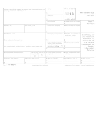 1099-Misc Form: Create & Download for Free | FormSwift