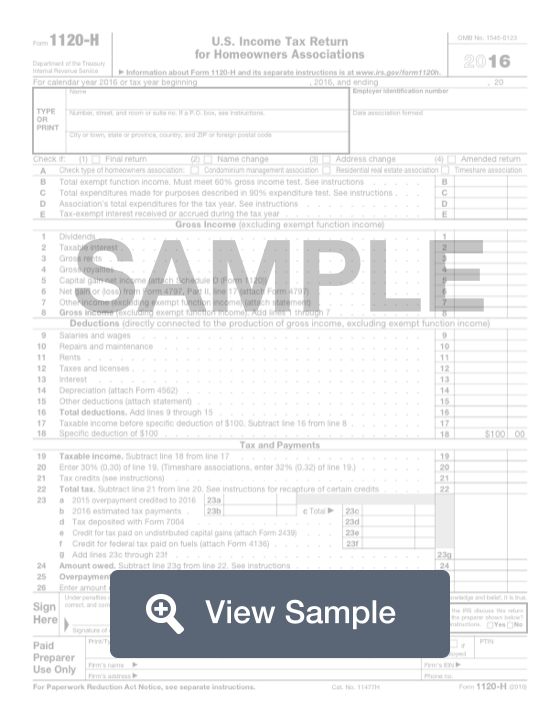 Form 1120 H Fill Out Online Instructions PDF Example FormSwift