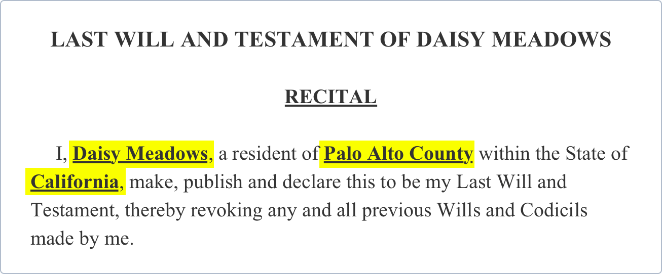 Last Will And Testament Template Last Will PDF FormSwift Last Will And Testament Template Last Will PDF FormSwift